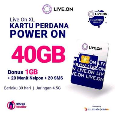 Jual Perdana Live On 40 Gb Spesifikasi Original, Murah & Diskon Harga Januari 2024 | Blibli