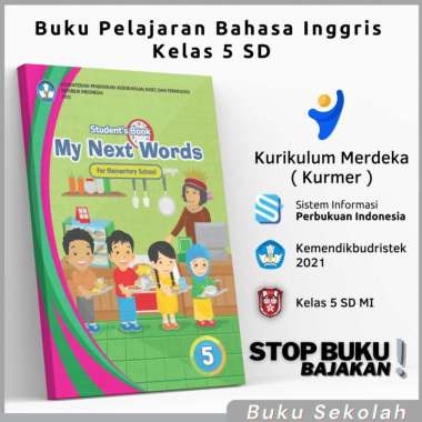 Jual Buku Paket Pelajaran Bahasa Indonesia Kelas 5 SD Mi Bergerak ...