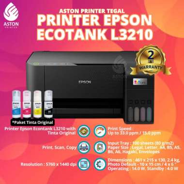 Jual Epson L3210 Ecotank Original Murah - Harga Diskon Juni 2024 | Blibli