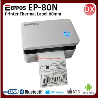 Jual Printer Barcode Label Resi Thermal Eppos Ep807 - USB Bluetooth ...
