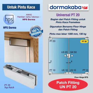 Jual Top Patch Fitting Dorma Pt 20 Original Murah - Harga Diskon April 2023 | Blibli.com
