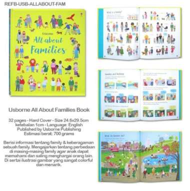 Jual Usborne All About Families Original Murah - Harga Diskon April ...