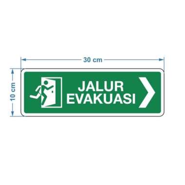 Rambu Jalur Evakuasi 100% Asli Indonesia September 2023 | Blibli