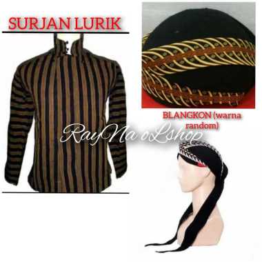 Promo Couple Baju Lurik Tradisional Khas Adat Jawa Solo Jogja | Surjan Lurik + Kebaya Lurik ...