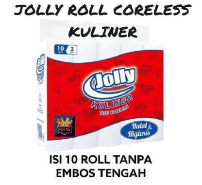 Jual Tissue Jolly Core Karton/ Tissue Gulung / Tissue Toilet 10roll Di ...