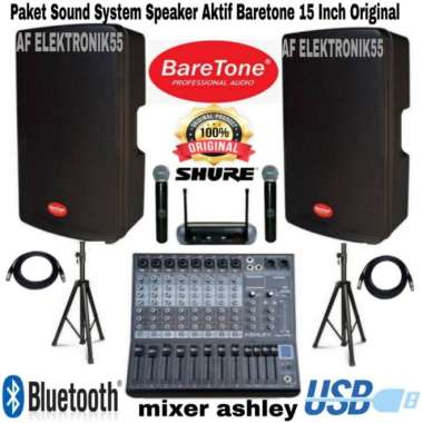 Harga Speaker Aktif 15 Inch Baretone Promo Terbaru Sep 2024 |BigGo ...