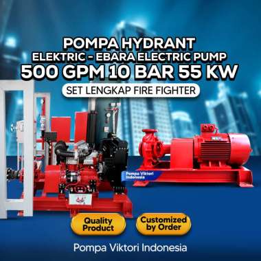 Jual Pompa Hydrant Elektrik Ebara 750 Gpm 90-120 M 90 Kw Set Lengkap ...