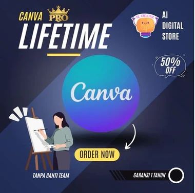 Jual Canva Pro 1 Tahun 🔥 Harga Termurah & Terbaru di Juni 2026