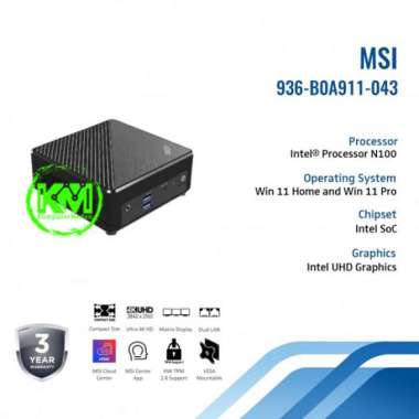 Mini Pc Msi N100 🔥 Harga & Spesifikasi Terbaru Juni 2026
