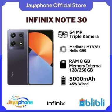 Jual Infinix Note 30 Gold Spesifikasi Original, Murah & Diskon Harga September 2023 | Blibli