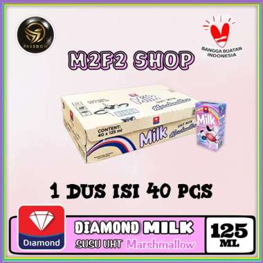 Promo DIAMOND Milk Susu Kotak UHT Marshmallow - 125 ml (Kemasan Karton) Diskon 17% di Seller ...