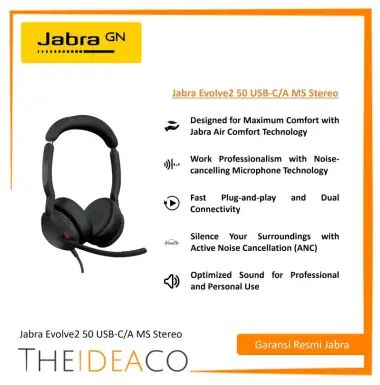 Jabra Headset Stereo Evolve Garansi Resmi Indonesia 🔥 Harga Murah Juni 2026