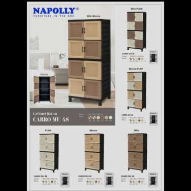 Jual Lemari Plastik Merk Napoly Original Murah - Harga Diskon Agustus ...