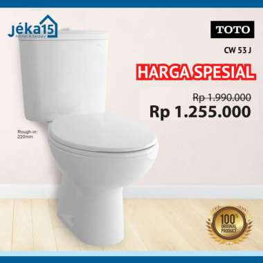 Jual Closet Duduk Toto Cw 53 J Original Murah - Harga Diskon Agustus ...