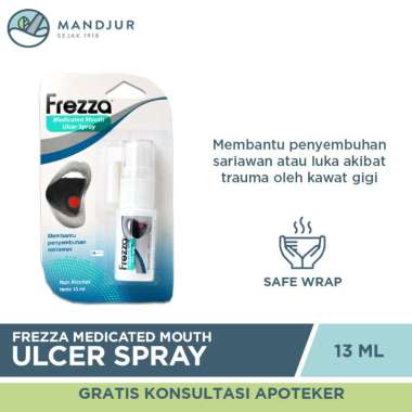 Frezza Medicated Mouth Ulcer Spray 13 Ml Lengkap Harga Terbaru Mei 2023 | Blibli