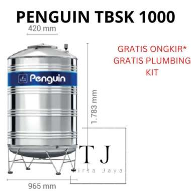 Jual Toren Air 1000 Liter Penguin Original Murah - Harga Diskon April ...