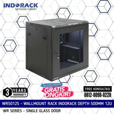 Jual Rack 12 U Depth 500 Indorack Wallmount Original Murah - Harga ...