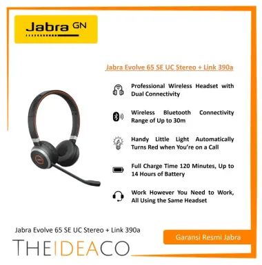 Jabra Headset Stereo Evolve Garansi Resmi Indonesia 🔥 Harga Murah Juni 2026