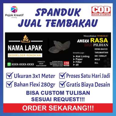 Jual Spanduk Ukuran 1x1 Original Murah - Harga Diskon Maret 2024 | Blibli