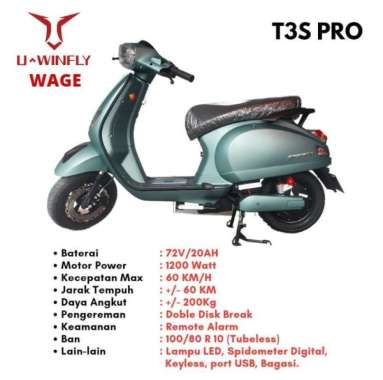 Jual Motor Listrik Winfly T3 Terbaru Dengan Harga Termurah Di 2024 | Blibli