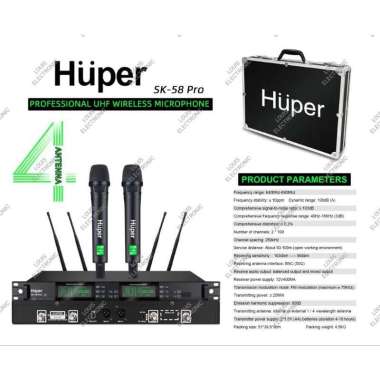 Microphone Wireless Huper Garansi Resmi Indonesia 🔥 Harga Murah Juni 2026