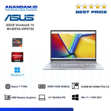 Jual Asus Vivobook 14 X M14 Original Murah - Harga Diskon Mei 2024 | Blibli