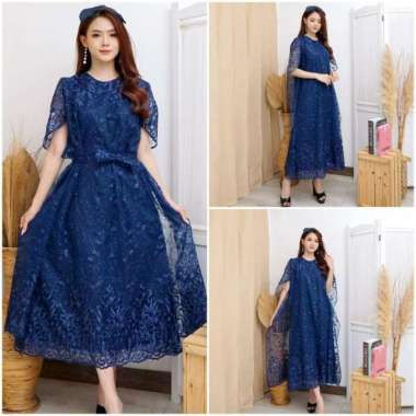 Harga dress biru dongker natal Terbaru Nov 2024 |BigGo Indonesia