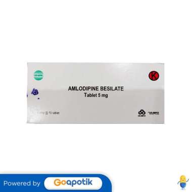 Jual Amlodipine Besylate 5 Mg Obat Apa Lengkap & Original - Harga Promo ...