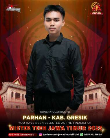 Jual Vote Mister Teen Jawa Timur 2025 - Zakaria - Probolinggo Di Seller ...