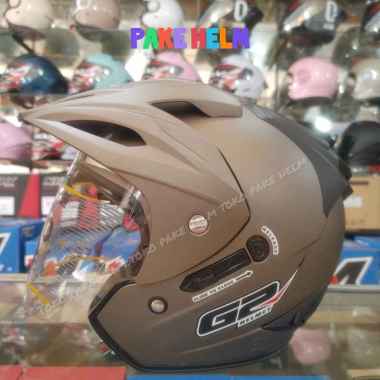 Helmet Gm Double Visor Half Face 🔥 Original & Harga Terbaru Juni 2026