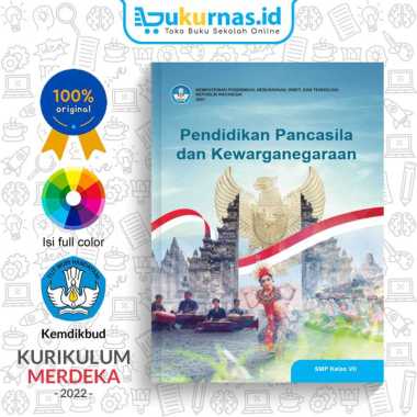 Jual Buku Pendidikan Kewarganegaraan Kurikulum Merdeka Kelas 7 Original Murah - Harga Diskon Mei ...