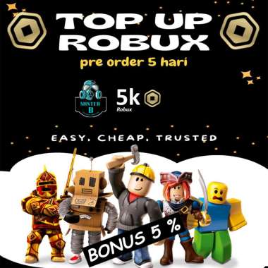 Jual ROBUX Harga Terbaru Agustus 2024 - Gratis Ongkir