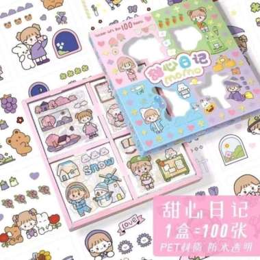 Sticker Momo 100 Lembar Warna 100% Asli Indonesia Juli 2023 | Blibli