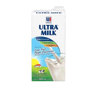 Promo Ultra Milk UHT Steril Full Cream 1000 ml Diskon 13% di Seller ...