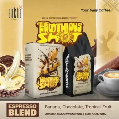 Promo Biji Kopi The Froothious Shot 100gr Espresso Coffee Beans Kopi ...