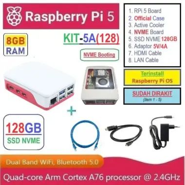 Raspberry Pi 5 8 GB Kit 🔥 Harga & Spesifikasi Terbaru Juni 2026