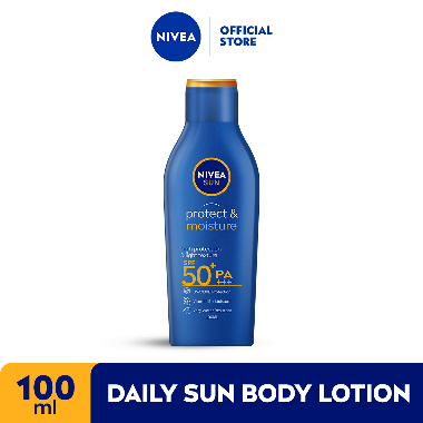 Harga Nivea Sun Protect & Moisture Lotion SPF 50 100 ml hari ini Senin ...
