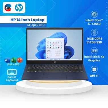 Jual Laptop Hp 14 Ep0018 Original Murah - Harga Diskon Juni 2024 | Blibli