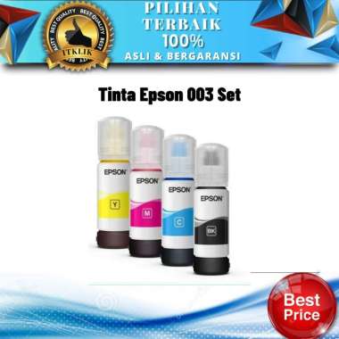 Jual Tinta Epson 003 1 Set Original Murah - Harga Diskon Agustus 2024 ...