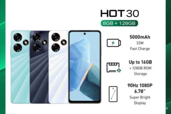Jual Infonix Hot 30 Spesifikasi Original, Murah & Diskon Harga Maret ...