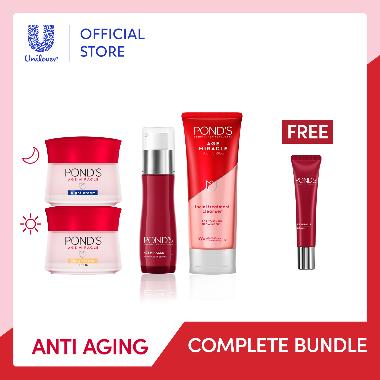Promo Ponds Age Miracle Day & Night Cream Pelembab Anti-aging Retinol ...
