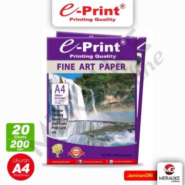 Jual Kertas Foto A4 E Print Original Harga Termurah Maret 2024 | Blibli