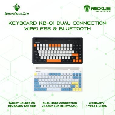Promo KEYBOARD GAMING REXUS DAIVA RX-D68SF MAX RGB WIRELESS & BLUETOOTH ...