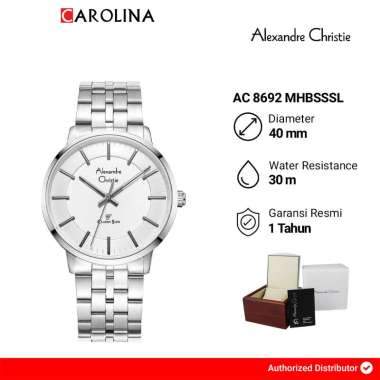 Promo Jam Tangan Pria Alexandre Christie Classic Steel Ac 8692 Mhburbu ...