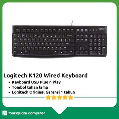 Daftar Harga Keyboard Logitech USB K120 🔥 Original & Spesifikasi ...