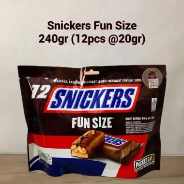 Snickers Fun Size Gratis Ongkir 🏷️ Harga Murah Juni 2026