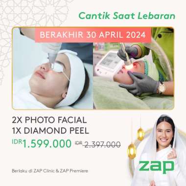 Promo Zap Clinic: Cantik Saat Lebaran Terbaru 2024 - Blibli