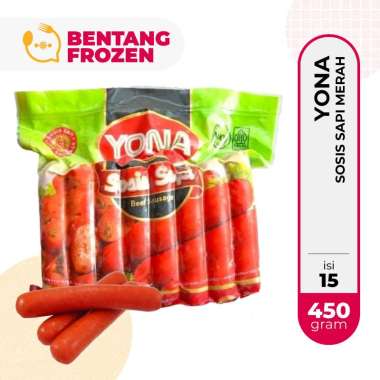 Jual Yona Sosis Sapi Merah 80gr Isi 3 Di Seller Bentang Frozen ...