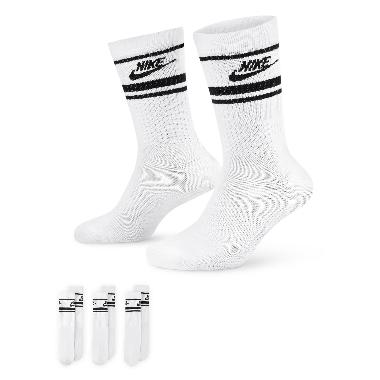 Jual Nike Unisex Sportswear Everyday Essential Crew Socks 3 Pairs Kaos ...