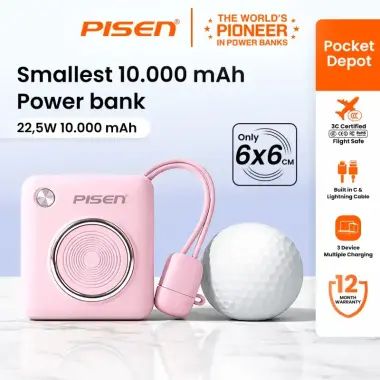 Power Bank Pink Mini Gratis Ongkir 🔥 Harga Murah Juni 2026